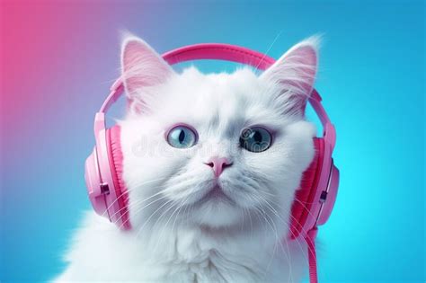 Music Sound Beautiful Happy Portrait Young Pet Animal Cute Cat Fun