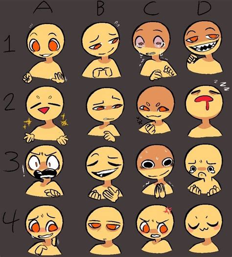 Emotion Practice Drawing Face Expressions Drawing Expressions