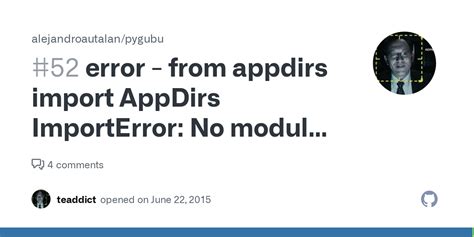 Error From Appdirs Import Appdirs Importerror No Module Named