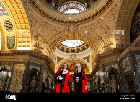 Lord Mayor Of The City Of London Alastair King Left And The Central