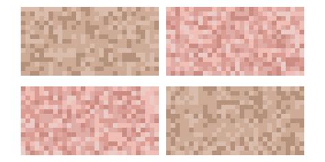 Pixelated Nude Tone Censorship Bars In Rectangle Shapes Ideal For Use In Content Moderation