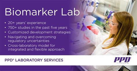 Biomarker Laboratory Services Ppd Ppd™ Laboratory Services