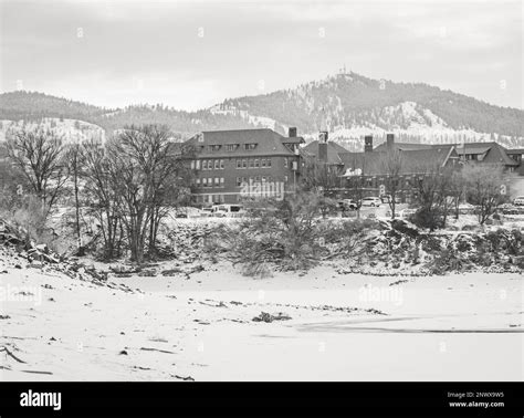 Winter Photo Of The Kamloops Residential Indian School On South