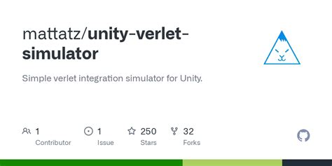 github mattatz unity verlet simulator simple verlet integration