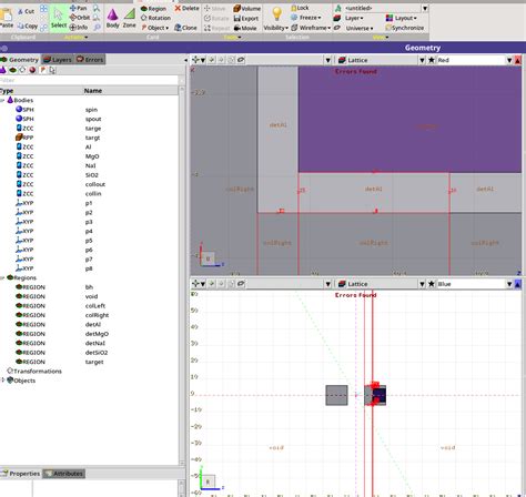 Viewport Errors Geometry And Materials Fluka User Forum