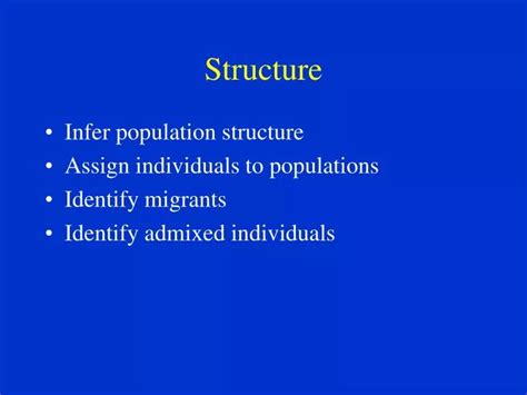Ppt Population Structure Analysis Tools And Applications Powerpoint Presentation Id