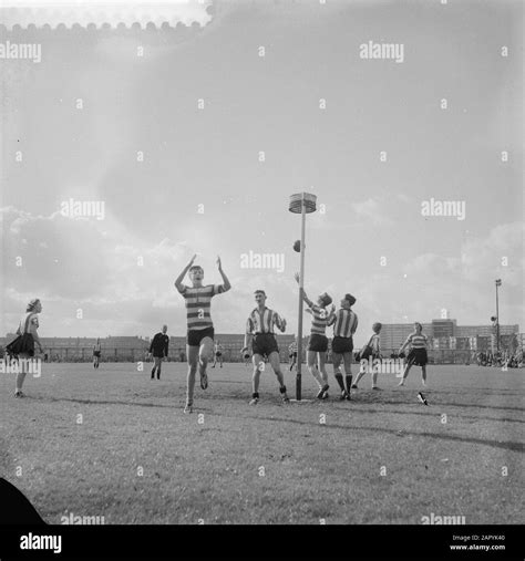 Korfball Blue White Against Luto Tonny Van Rhee Cheeres 2 1 Date 25 October 1959 Keywords