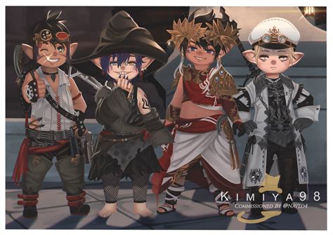 [for Hire] Fully Rendered Illustration Emotes Pngtuber R Ffxivart