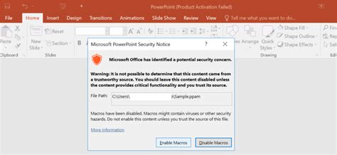 Malicious Powerpoint Document Spreads With New Ttps Detection And Response Security Investigation