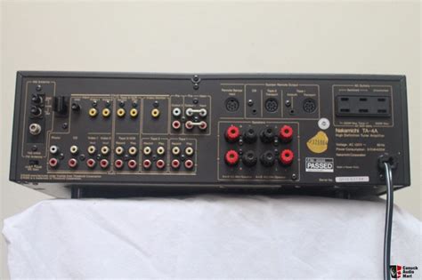 Top Of The Line Nakamichi Ta 4a Stasis Tuner Amplifier Exellent Piece Photo 1783365 Us