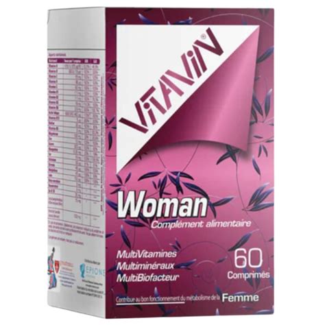 Vitavin Woman Multi Vitamines 60 Comprimés Maroc Au Meilleur Prix