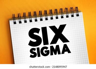 Six Sigma Set Techniques Tools Process Stock Photo 2148095947