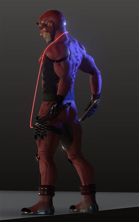 Dare Devil Suit Concept Artwork Nomad Sculpt