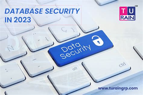 Database Security In 2023 Turain Software Pvt Ltd