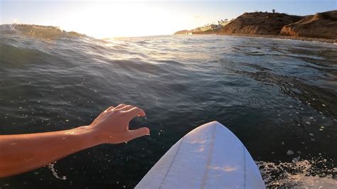 Sunset Surf At Staircase Beach In Malibu California Youtube