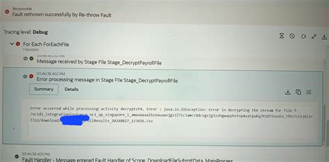 Soalicious Oic Error Occurred While Processing Activity Decryptsf4