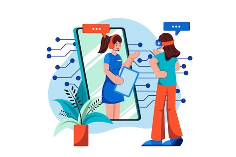 Premium Vector Virtual Personal Assistant