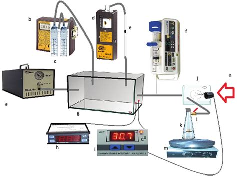 A Simple Schematic Of Sampling Chamber A High Volume Vacuum Pump