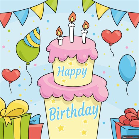 Easy Greeting Cards Drawing Tutorials