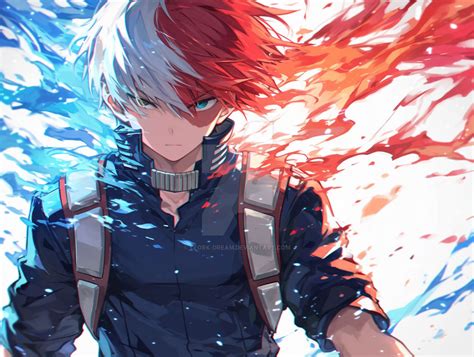 Shoto Todoroki By Leork Dream On Deviantart