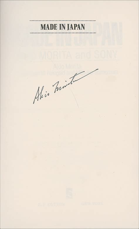 Akio Morita The Birth Of An Electronics Giant Rr Auction