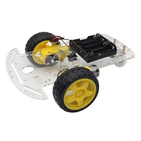 KIT CHASIS CARRO ROBOT LLANTAS PISO ECETRONICS MID