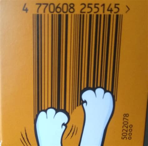This Barcode In A Cat Treat Box Rmildlyinteresting