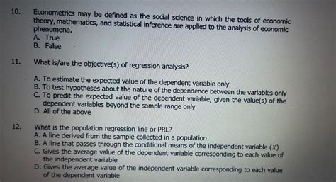Solved Econometrics May Be Defined As The Social Science Chegg Com