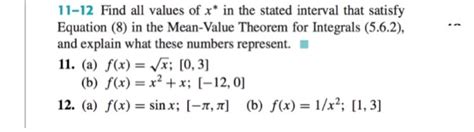 Solved Find All Values Of X In The Stated Interval Chegg