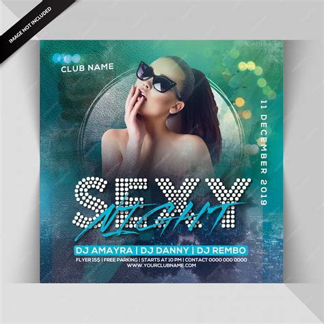 Premium Psd Sexy Night Party Flyer