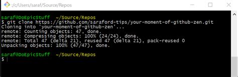 How To Clone Your Forked Github Repository Using Via A Command Line Interface 040 Sara Ford