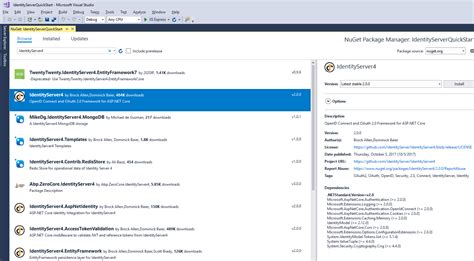 Setup And Overview IdentityServer Documentation