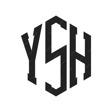 Design Du Logo Ysh Lettres Initiales Ysh Monogramme Logo En Forme D