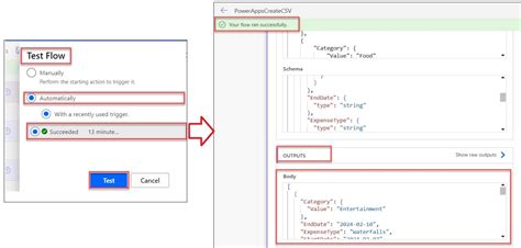 how to create csv file in sharepoint using power apps