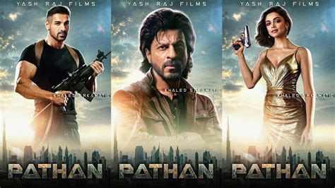 Pathan Movie New Poster Shah Rukh Khan Deepika Padukone John