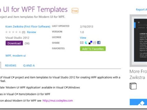 wpf ui templates modernize your wpf app 39 s with the modern ui for wpf
