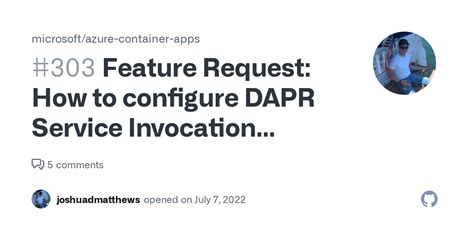 Feature Request How To Configure Dapr Service Invocation Access