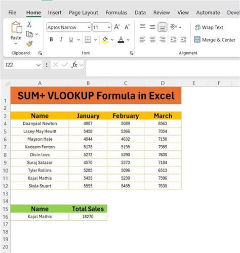 sum vlookup formula in excel with examples pk an excel expert