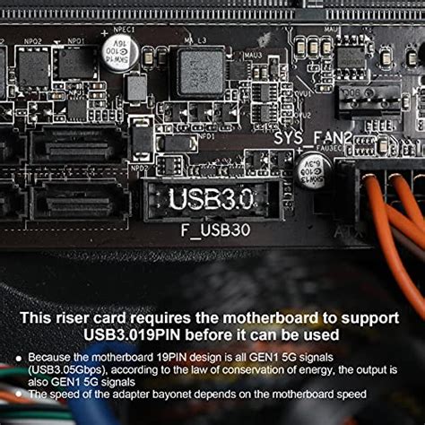 MZHOU Computer Mainboard USB Front PIN To Type C Front Panel Header Type E Adapter