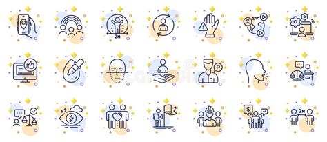 Outline Set Of Leadership Inclusion And Engineering Team Line Icons For Web App Pictogram Icon