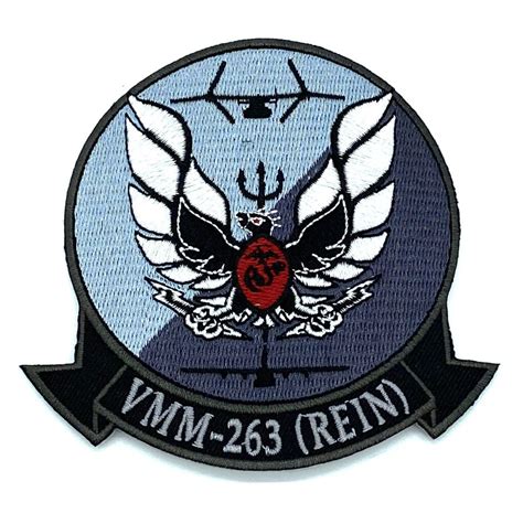 Vmm 263 Thunder Chicken Rein 182 Ace Patch Sew On 4 Squadron
