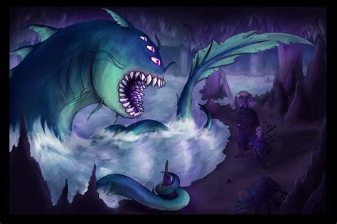 Artstation Aboleth Encounter Dandd Illustration