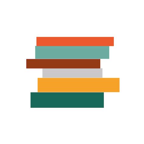Premium Vector Vector Stack Of Books Flat Style Illustration