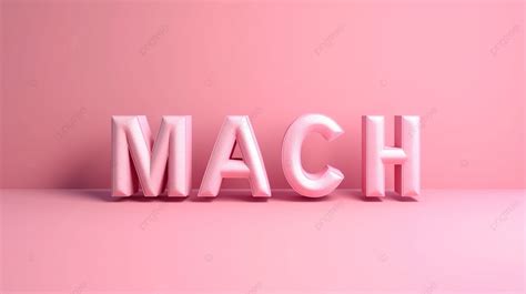 3월 글자가 있는 3d 렌더링된 분홍색 배경 레터링 알파벳 그래픽 스타일 텍스트 포스터 배경 일러스트 및 사진 무료 다운로드 Pngtree