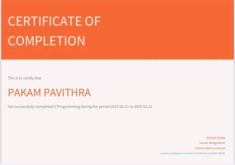 Cprogramming Certification Codegnanacademy Learning Programming