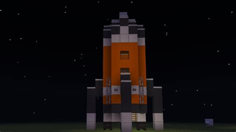 How To Build A Rocket In Minecraft Youtube