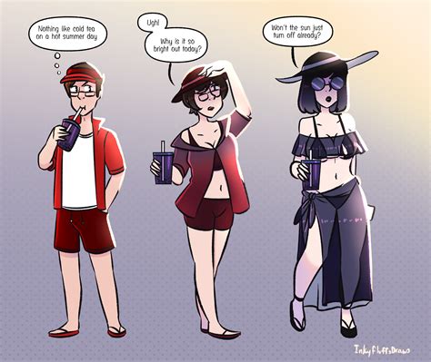 Comm Dark Boba Tea Goth Tftg — Weasyl