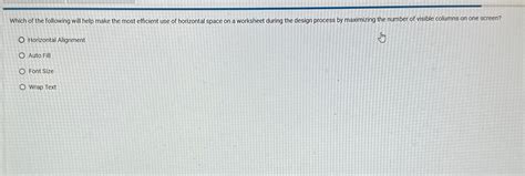 Solved Which Of The Following Will Help Make The Most