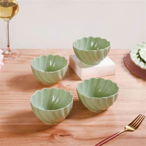 Lao Luxury Ceramic Side Bowls Set Of 4 300ml Online Premium Snack