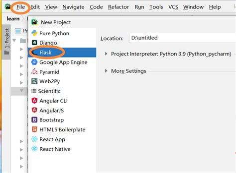 Pycharm Flask Tutu